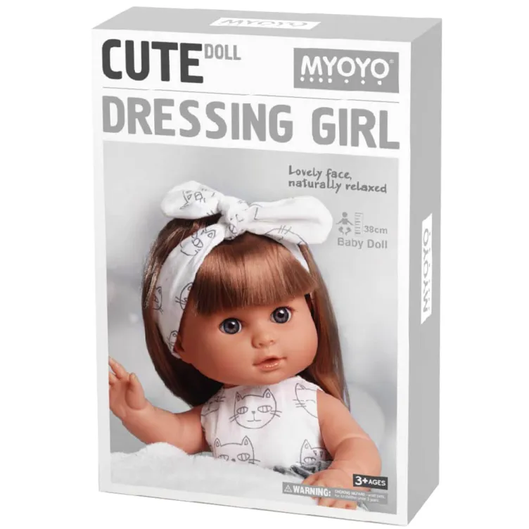 Lutka cute doll sa trakicom 38cm