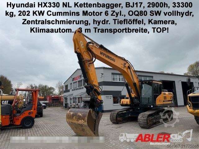 Lančani bager
HYUNDAI HX 330 NL Kettenbagger OQ80 vollhyraulisch