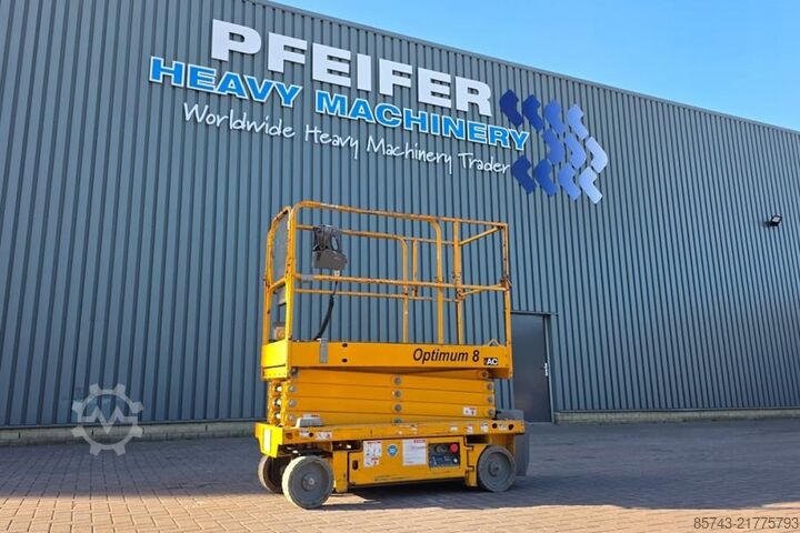 Podizanje makaza
Haulotte Optimum 8 Electric, 7.77m Working Height, 230kg Ca