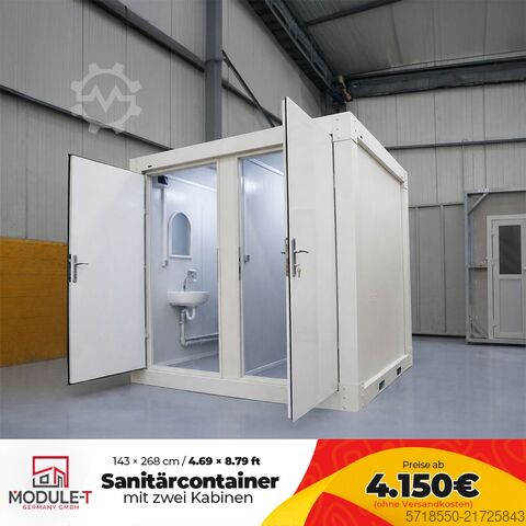 Kontejner za kupatilo
Sanitärcontainer / WC /Sanitärcontainer doppel WC 2,68×1,43