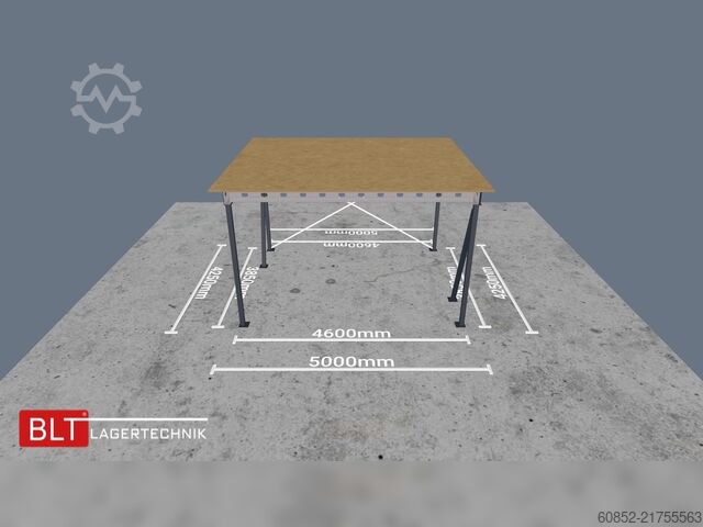 Skladišna platforma
21,25 m² Lagerbühne , OK 300 cm 500 kg/m², sofort ab Lager