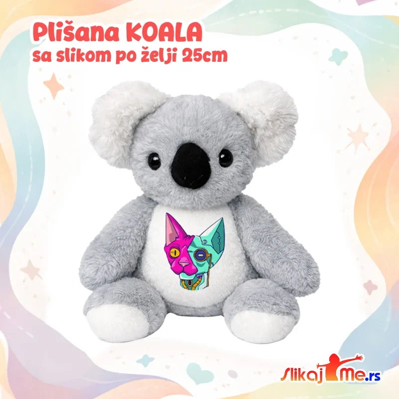 Plišana koala sa slikom po želji