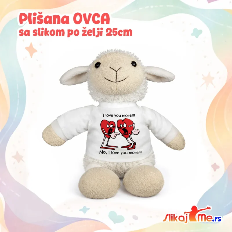 Plišana ovca sa slikom po želji