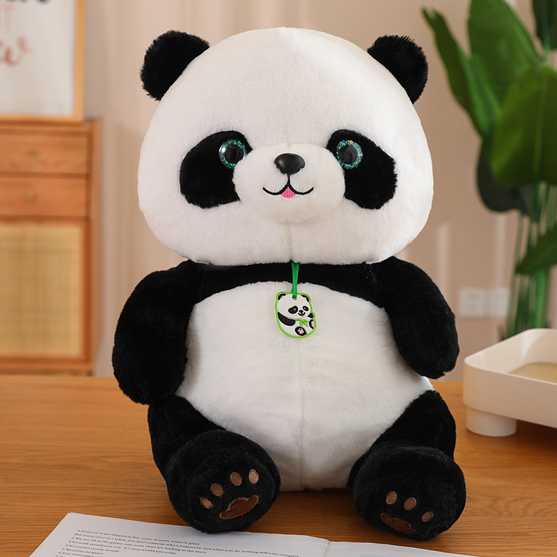 PLIŠANI PANDA SA PRIVESKOM 45CM #MPWJ-418