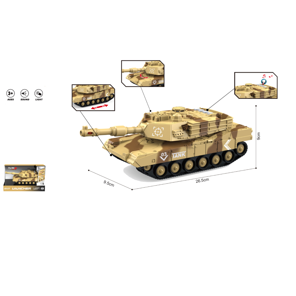 WENYI VOJNI TENK #WY410B