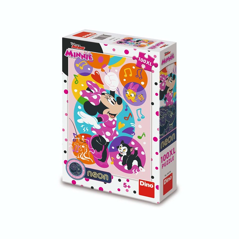 DINO SVET MINI – PUZZLE SET NEON XL 100 KOM