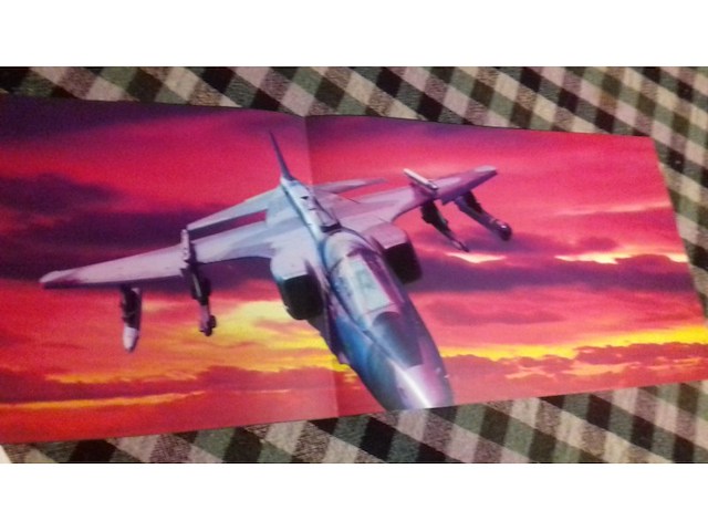AVION IZNAD ZALIVA..POSTER