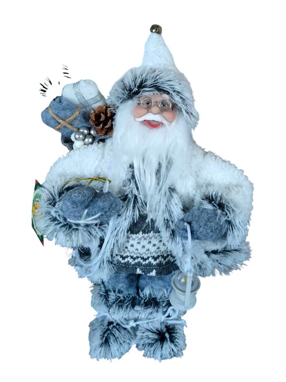 NOVOGODIŠNJA DEKORACIJA- DEDA MRAZ 35 CM