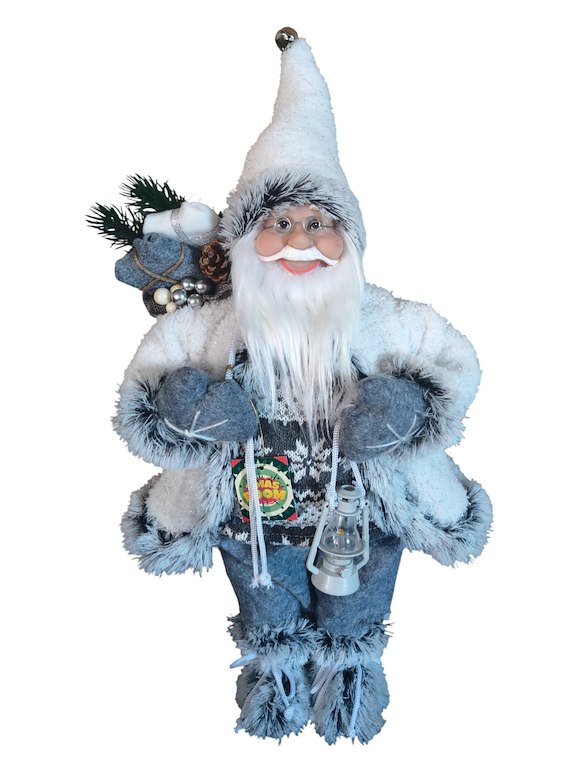 NOVOGODIŠNJA DEKORACIJA- DEDA MRAZ 50 CM