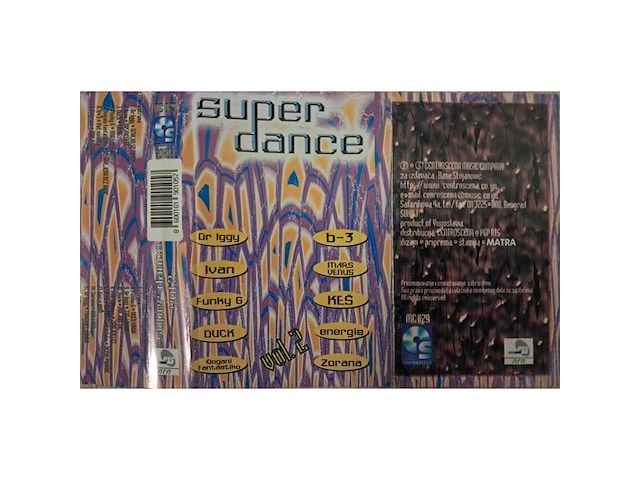 Super Dance Vol.2,, Kaseta Nova,Dr Iggy,Funky G,Đogani
