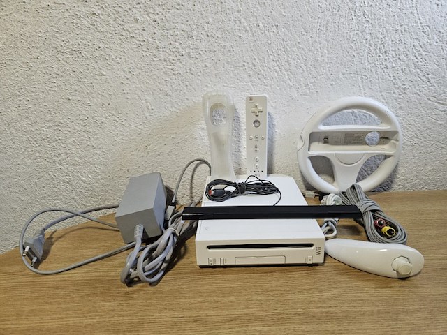Bela Nintendo Wii konzola RVL-001 White Igrica Motion G