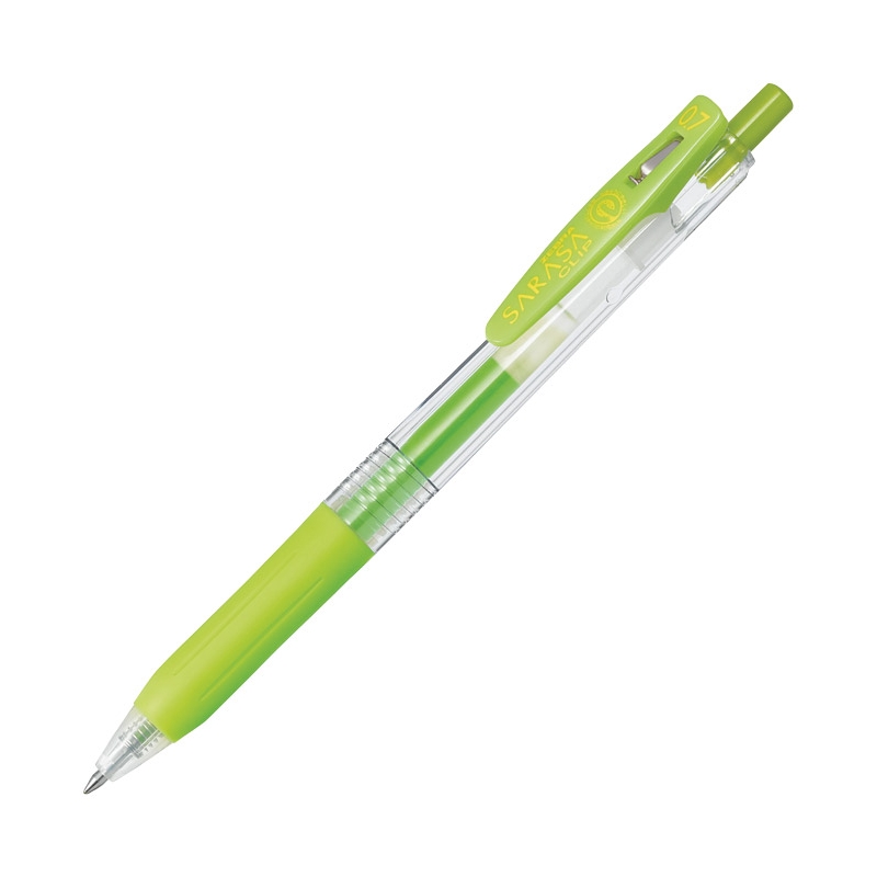 Olovka Hemijska 0,5mm Gel Sa Gumenim Gripom (Uložak Pastelno Zeleni) Sarasa Clip Zebra 14298 Pastelno Zelena