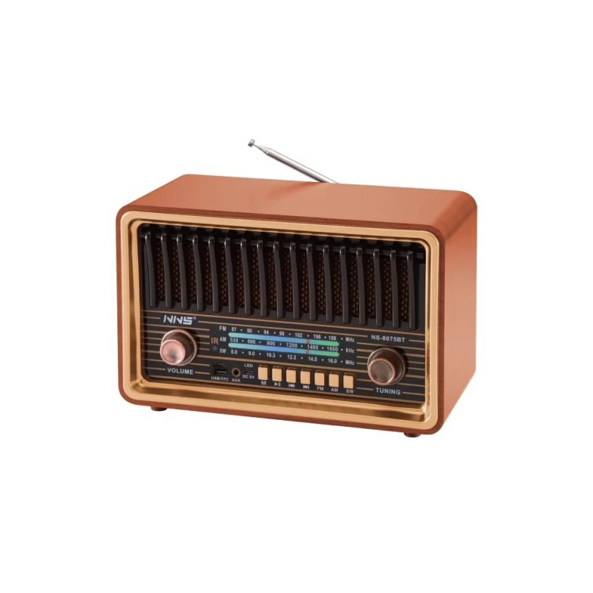 Retro RGB Bluetooth Radio 8075BT