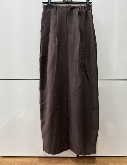 Braon letnje bas duboke pantalone