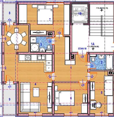 Četvorosoban stan u novogradnji sa PDV-om,Donja Vr