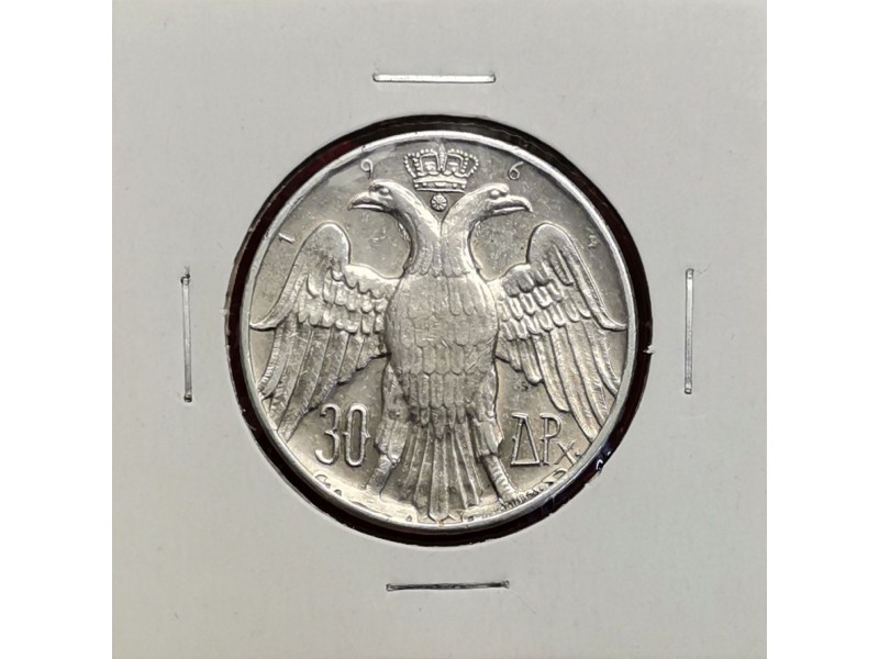 3097 - 30 Drachmai 1964. Grčka (srebro)
