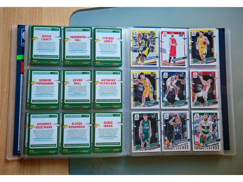 CEO set kartica 1-200 + binder Donruss EUROLEAGUE 23-24