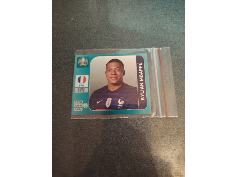 UEFA Euro 2020 Tournament Edition*Panini* KYLIAN MBAPPE