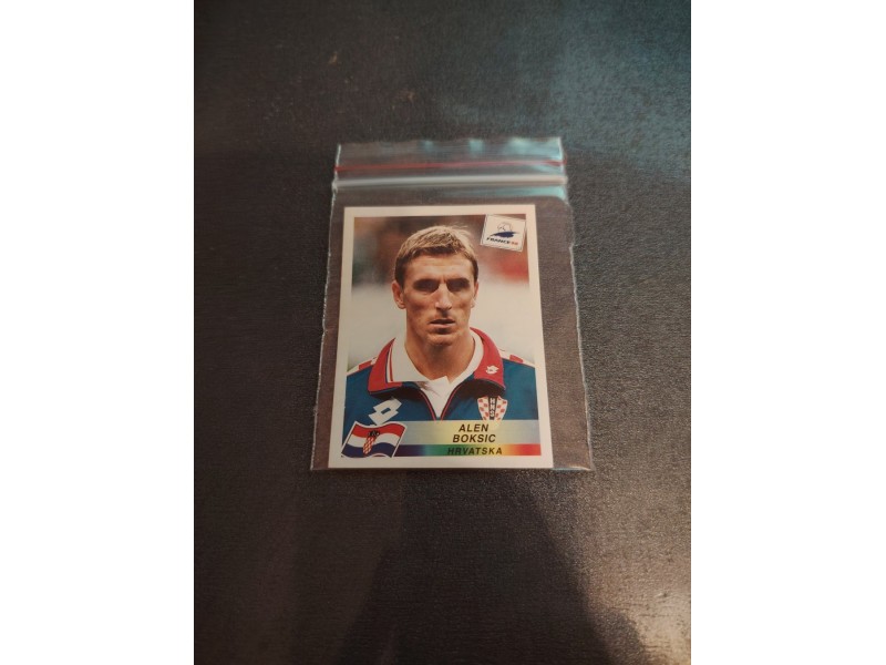 FIFA World Cup France 1998 * Panini * CRO. ALEN BOKŠIĆ