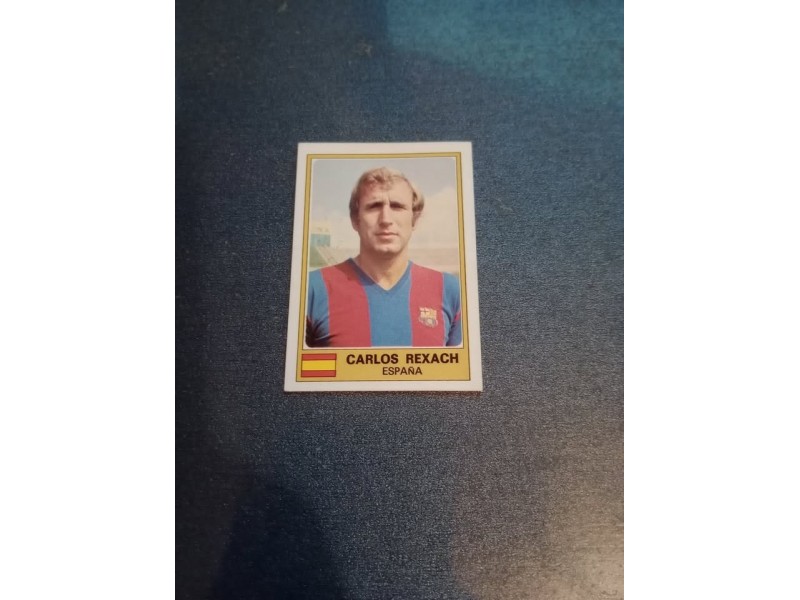 Euro Football 77 * Panini * ESP. CARLOS REXACH * RARE