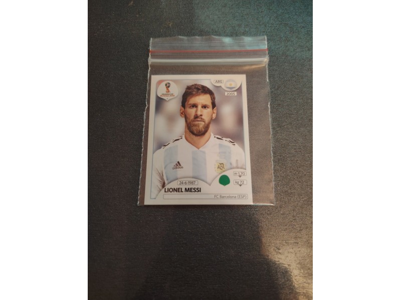 FIFA World Cup Russia 2018 *Panini* ARG. LIONEL MESSI *