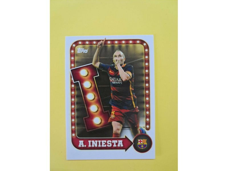 Andres Iniesta FC Barcelona Team Set
