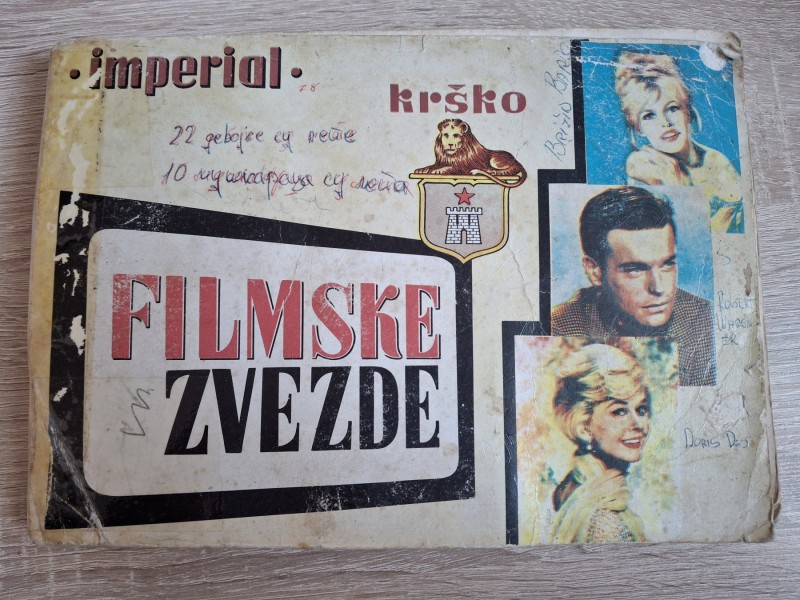 Album ''Filmske zvezde'' krško IV izdanje, 1972.