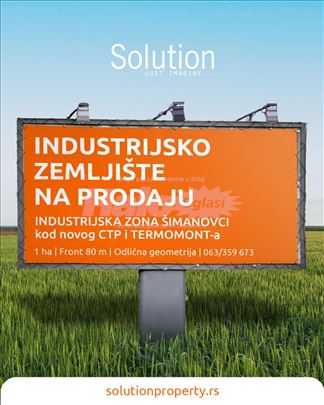 Na prodaju industrijsko zemljište u Šimanovcima