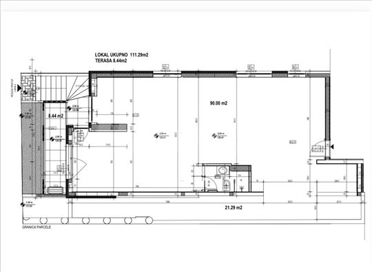 Ttetovska, višenamenski lokal 120m2, novo