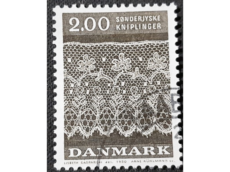 Danska 78 raspar 1980g žig