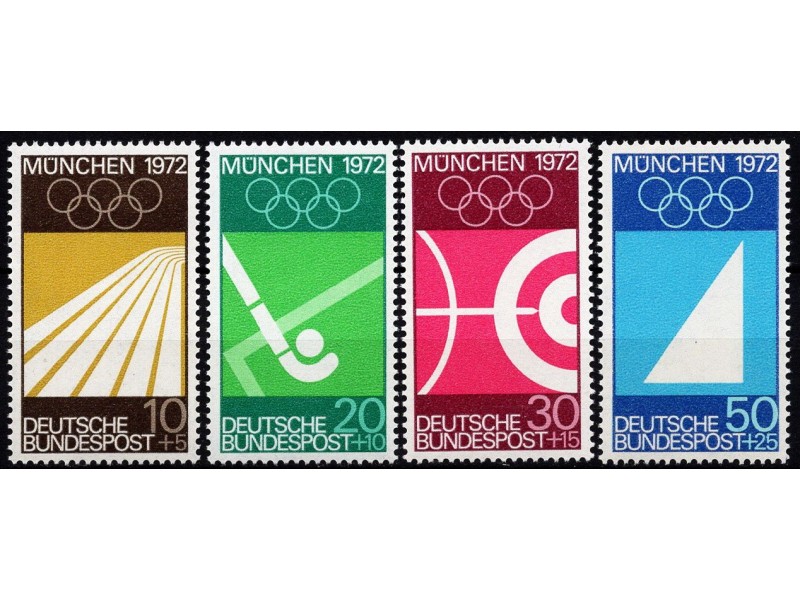 Nemačka BRD 1969. Komplet serija, Olimpijada