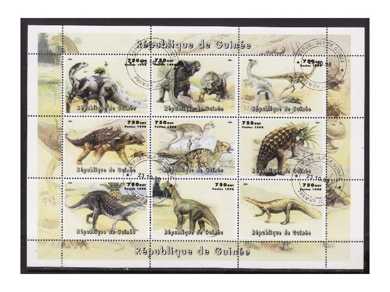 Gvineja - Bl dinosauri - 1998.