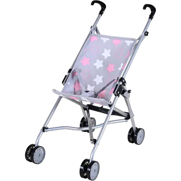 Kolica Sim Star grey pink CT126444
