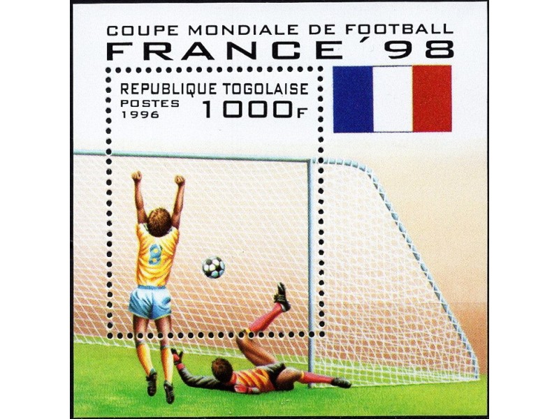 Togolaise 1996. Fudbal-France 98, Blok br. 392
