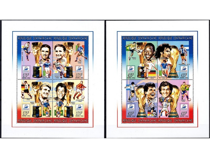 Republique Centafricaine 1996. Fudbal-France 98