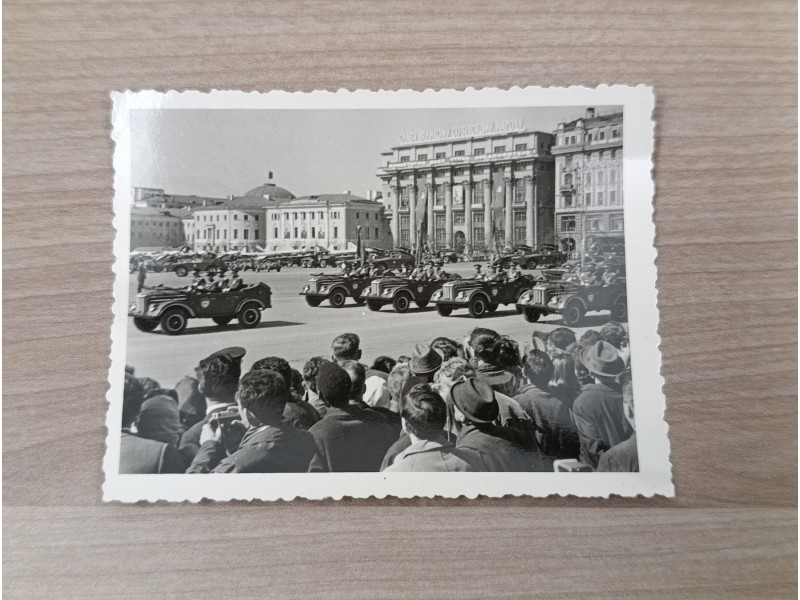 Vintage fotografija parada Moskva