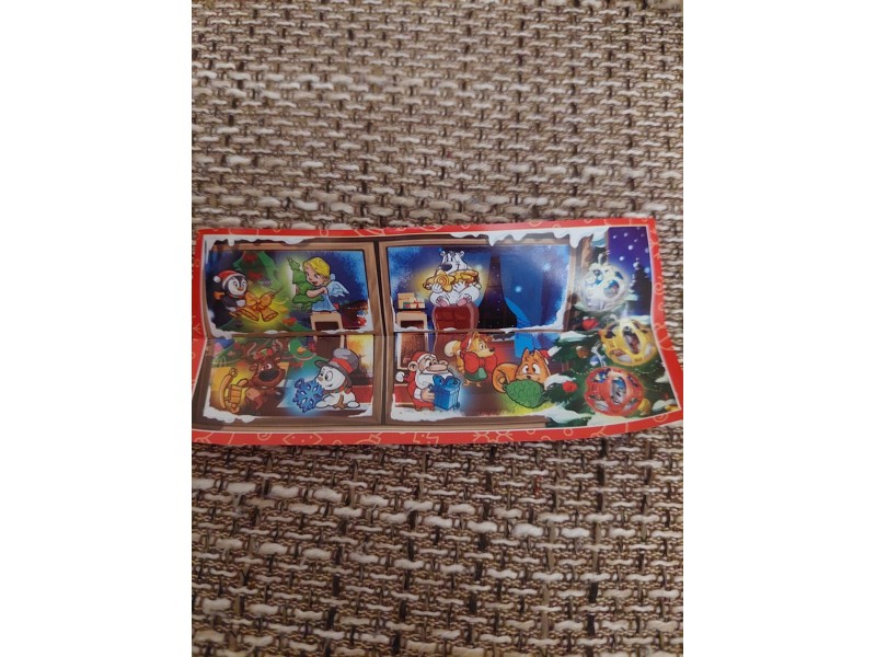 Set novogodisnjih figura kinder jaja