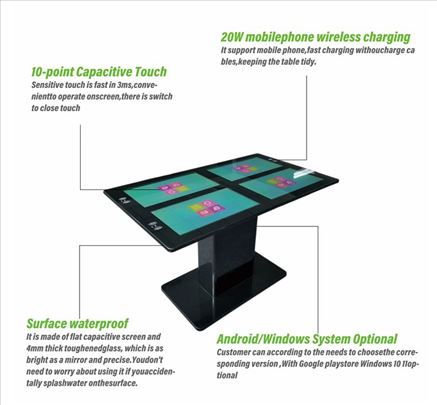 Interaktivni sto za restorane,igraonice,čekaonice