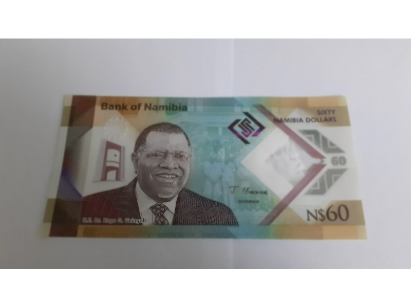 NAMIBIA - 60 DOLARA - 2015 - POLIMER