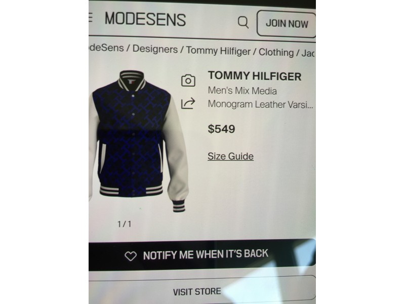 Eksluzivna TOMMY HILFIGER muška jakna L ORIGINAL , NOVA