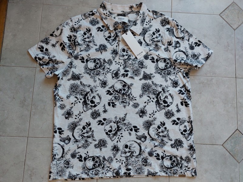 Firetrap All-Over print Polo Top mens XL-XXL