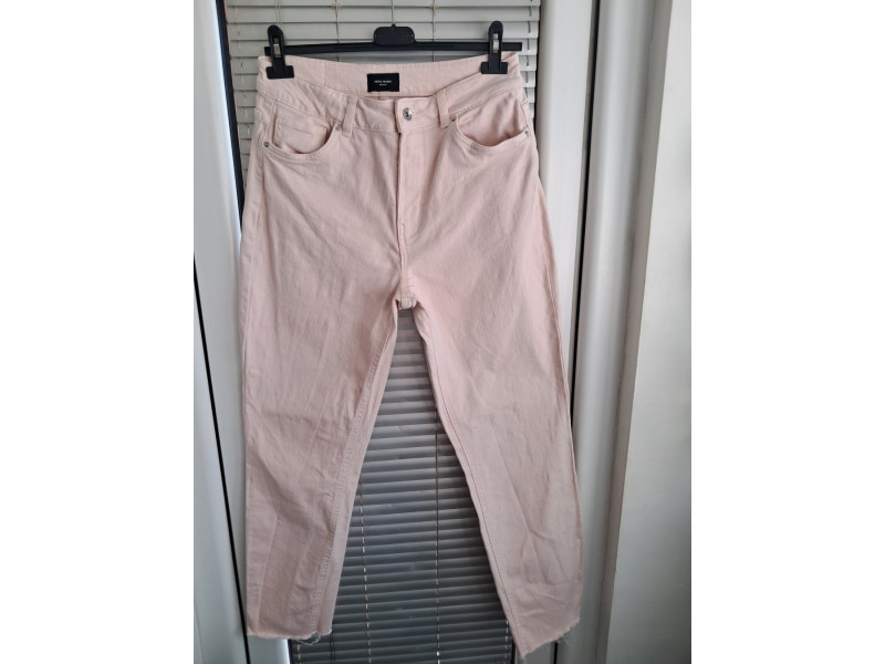VERO MODA pastelno roze pantalone vel 27 32