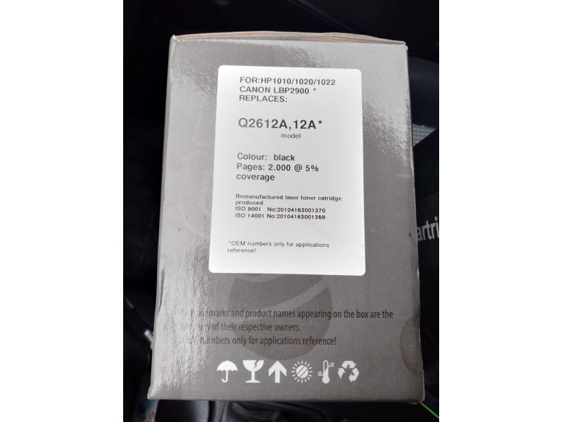 Toner HP 12A (Q26512A) HP LJ 1010, 1018