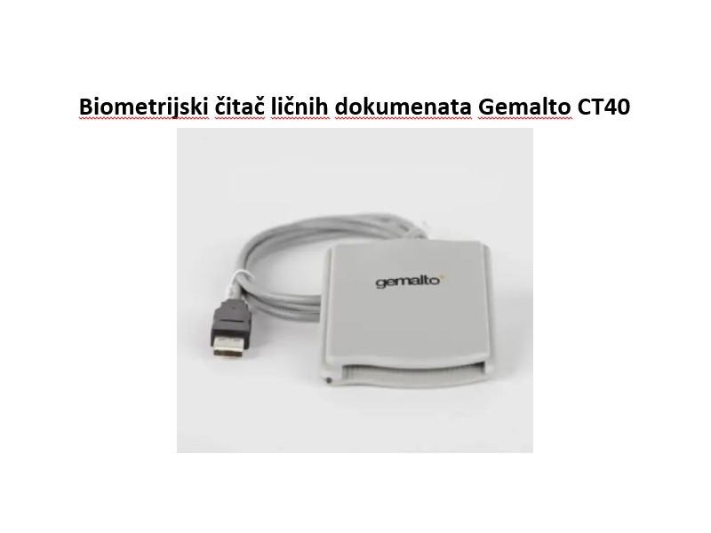 Biometrijski čitač ličnih dokumenata Gemalto CT40