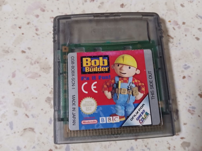Bob builder igrica za nintendo game boy color