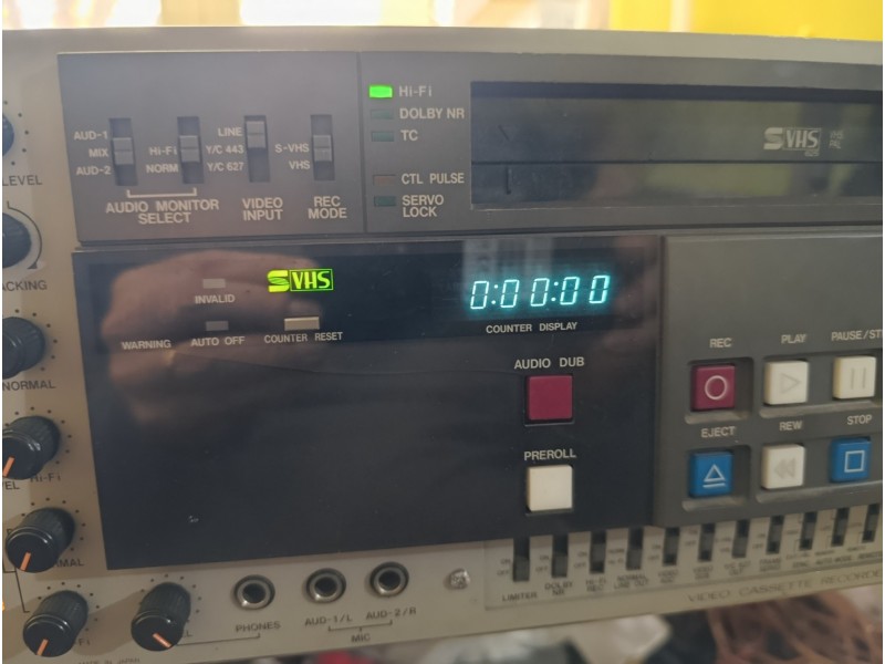JVC BR s610e svhs profi videorikorder