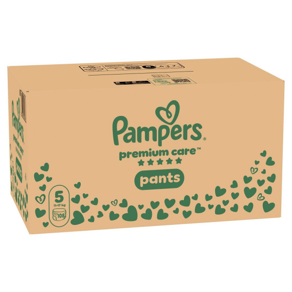 Pampers pants pelene monthly 5 prem.11-17kg 108kom