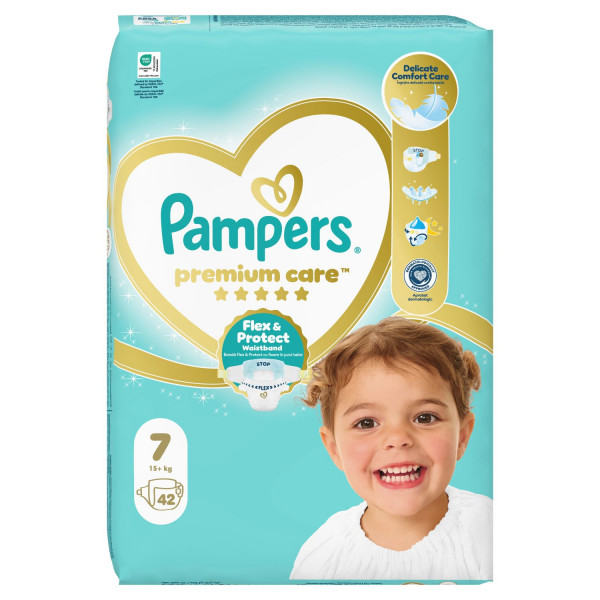 Pampers Premium Care pelene JP S7 15+kg 42kom