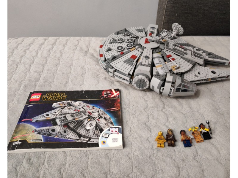 Original LEGO STAR WARS SET 75257 Millennium Falcon RRR