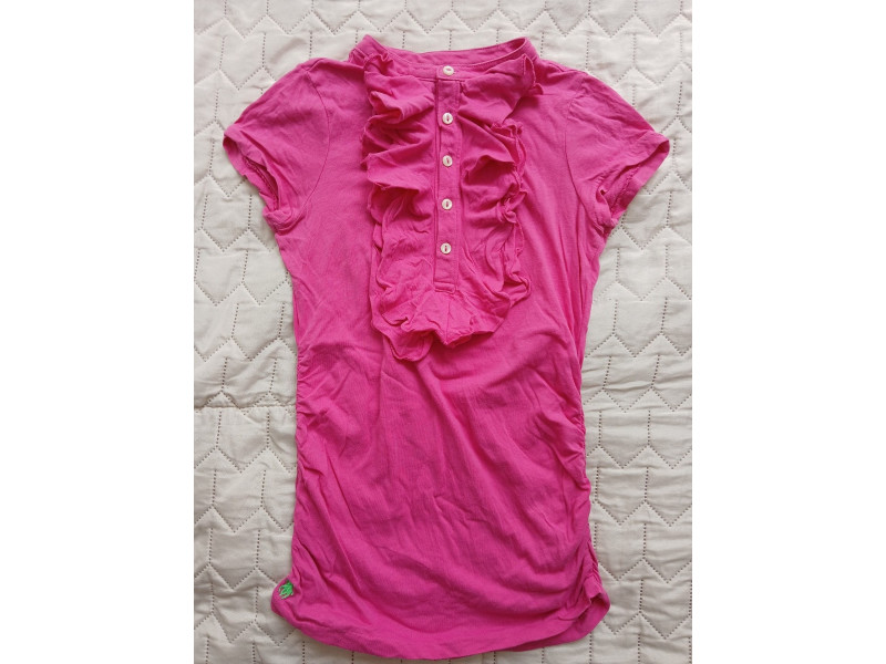 Polo Ralph Lauren roze majica sa karnerima,134-140